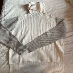 Lulus | Sweaters | Nwt Lulus Blush Color Block Turtleneck Sweater ...
